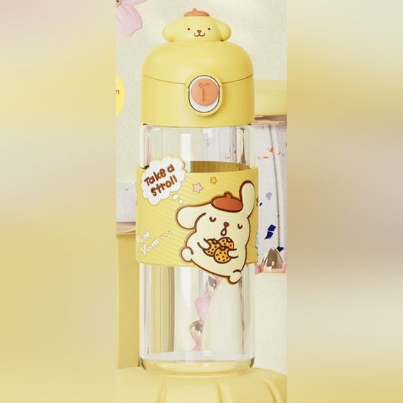 Sanrio | Kitchen | Pompompurin Glass Tumbler By Sanrio 33ml Container ...